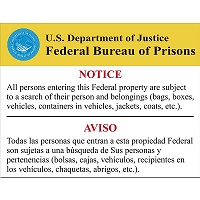 UNICOR Shopping: Bureau of Prisons Signage